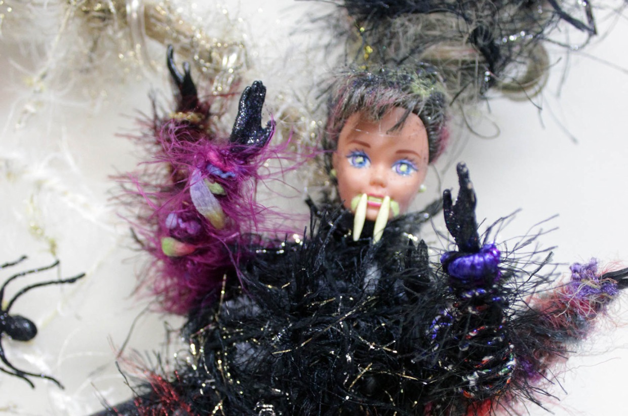 Spider Barbie by Debbie Dufrense | The Odd Barbie Show | Emerge Gallery ...