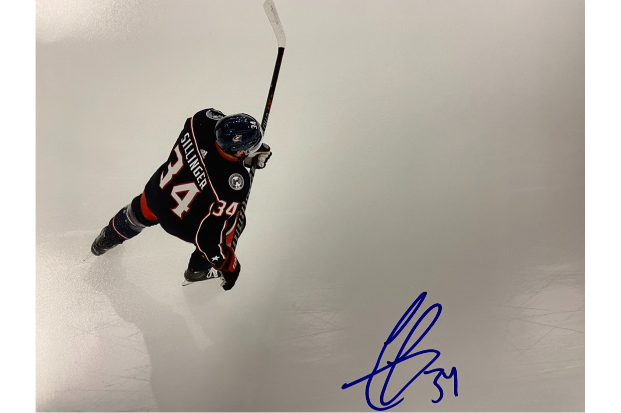 Autographed Photo of Cole Sillinger | 2022 Knights' Night Out Silent ...